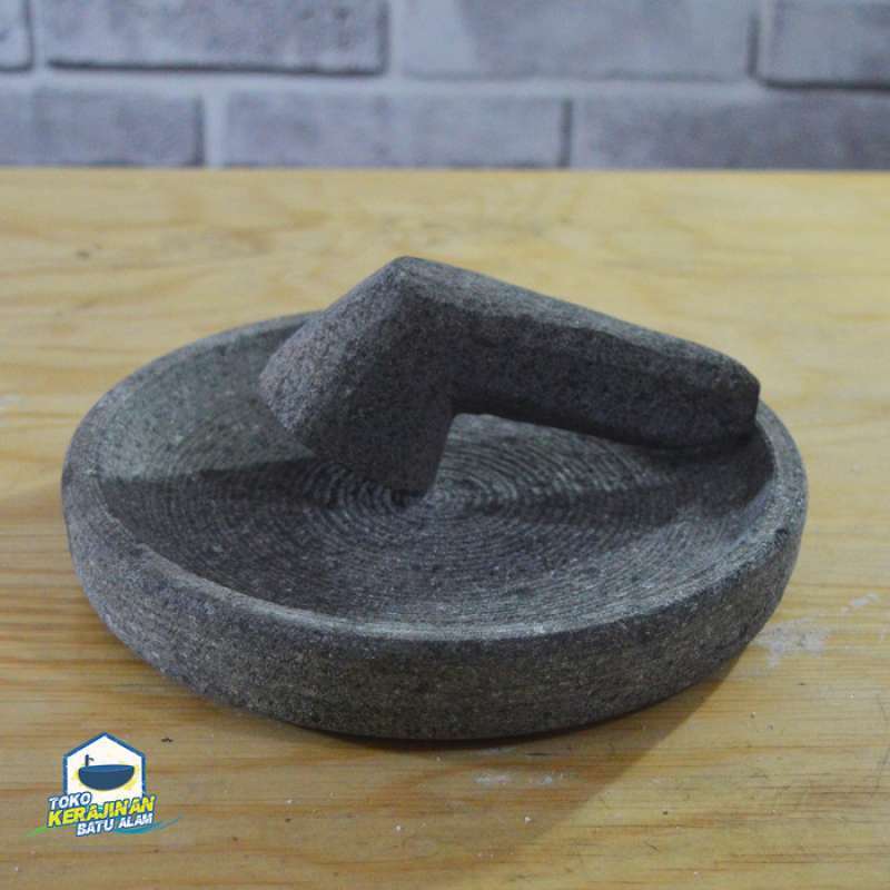Jual Cobek Ulekan Batu Alam Asli 1 Set Diameter 21 Cm Di Seller Shin ...