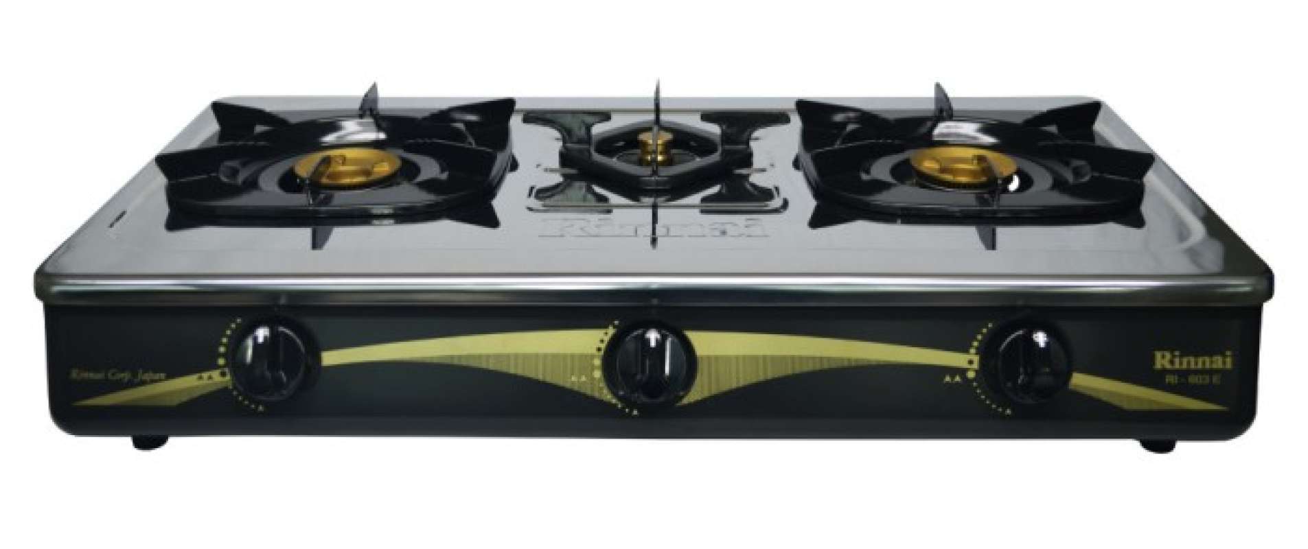Jual Rinnai Ri603e Kompor Gas 3 Tungku Ada Api Lilin - Stenlies Steel ...