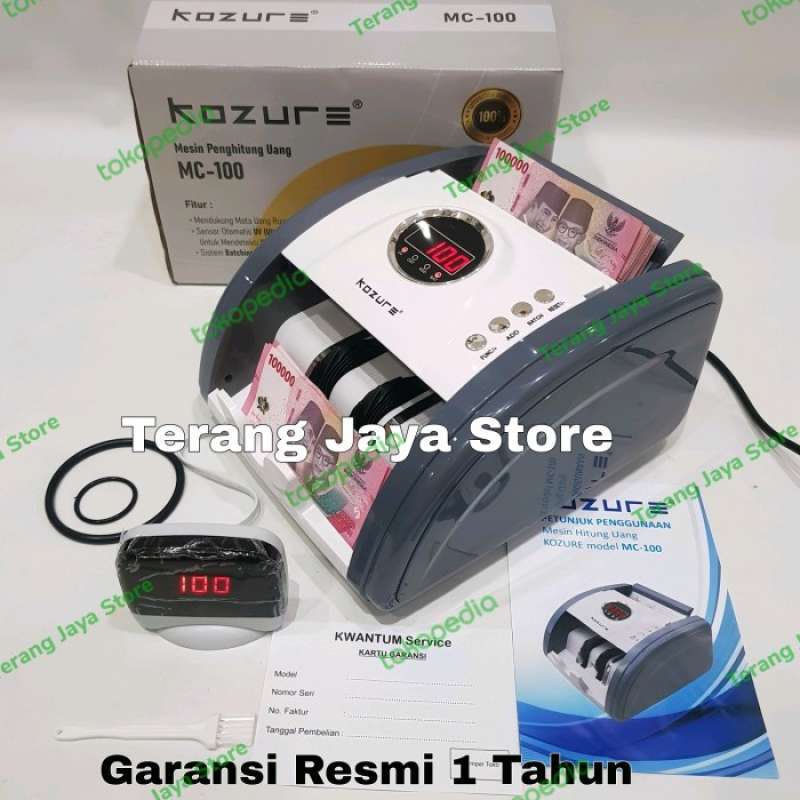 Jual Mesin Penghitung Uang Kozure Mc-100 Money Counter Kozure Mc100 Di ...