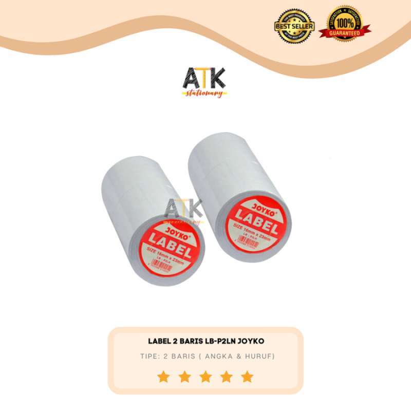 Jual Kertas Label Price Labeller Joyko Atau Alat Label Harga 2 Baris ...