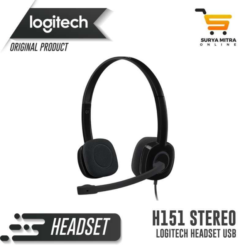 Promo Logitech H151 / H 151 Stereo Headset Diskon 23% Di Seller Indah ...
