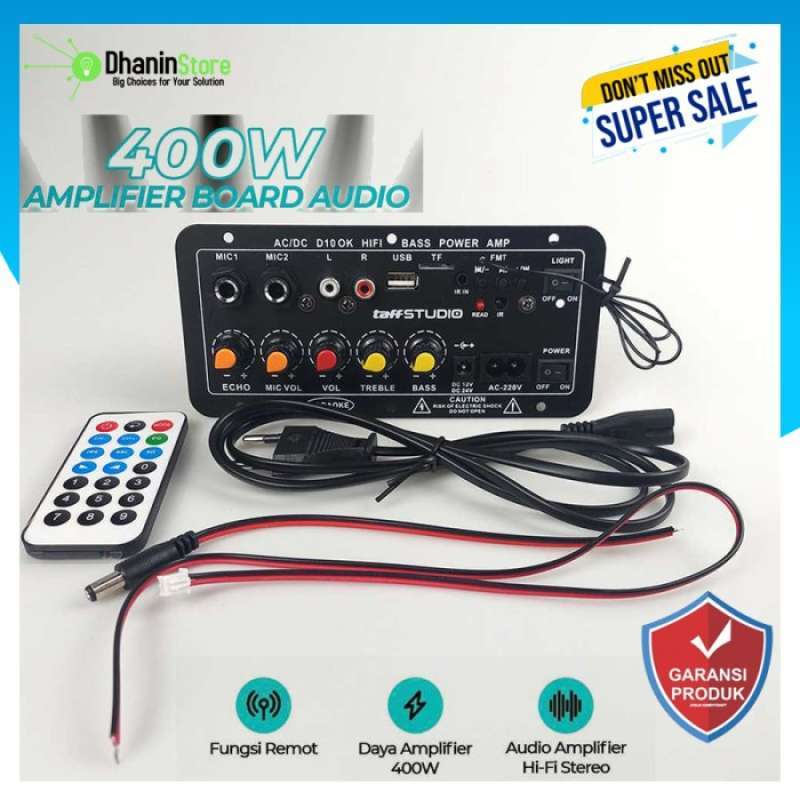 Promo Kit Modul Power Amplifier Mono Bluetooth Karaoke Rakitan 12 Volt ...