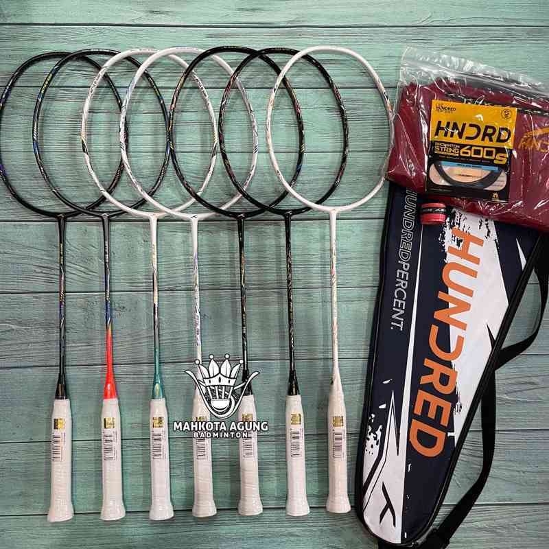 Jual Raket Badminton Hundred Battle 600 700 900 Original Lengkap Bonus ...