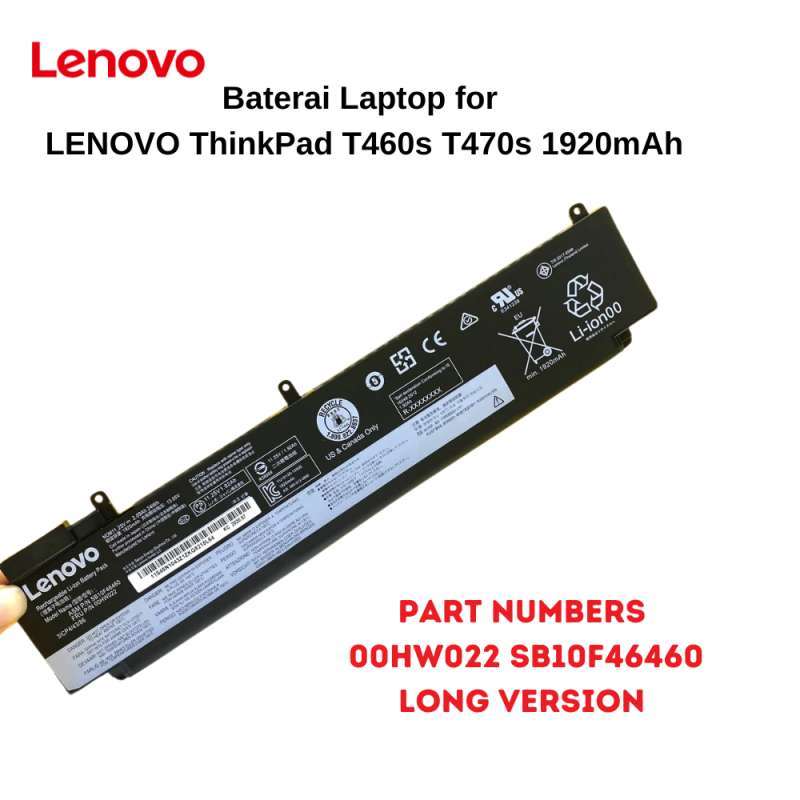 Daftar Harga Baterai Lenovo Thinkpad T460 S T470 S 🔥 Original ...