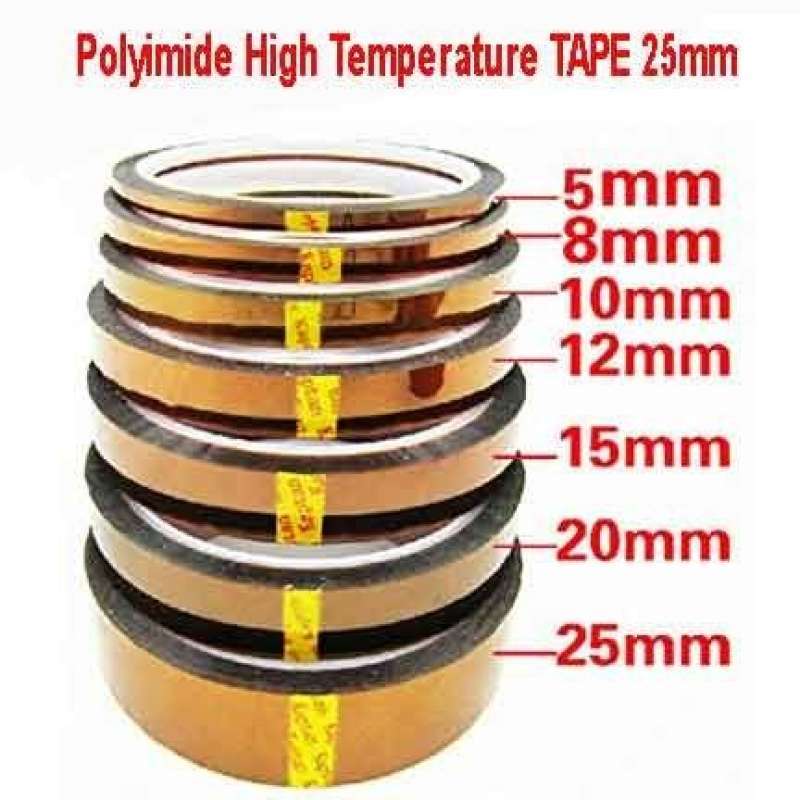 Jual Polyimide High Temperature Tape 25mm. Polyimide Isolasi Tahan ...
