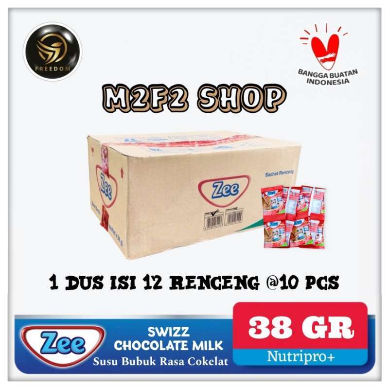 Promo Susu Zee Swizz Chocolate Milk | Cokelat Swiss Sachet - 38 Gr ...