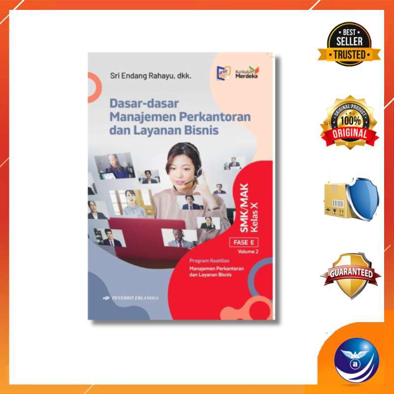 Jual Buku Pelajaran Dasar-dasar Manajemen Perkantoran Dan Layanan Bisnis Smk Kelas 10 Volume 1,2 ...