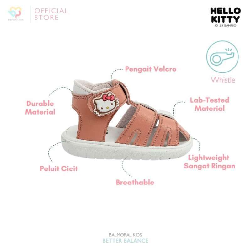 Jual Sepatu Cicit Anak Girls Hello Kitty 1 - 3 Tahun Kt-bba47 Balmoral ...