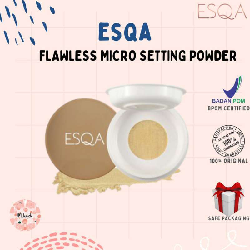Promo Esqa Flawless Micro Setting Powder Diskon 33% Di Seller Aninda ...