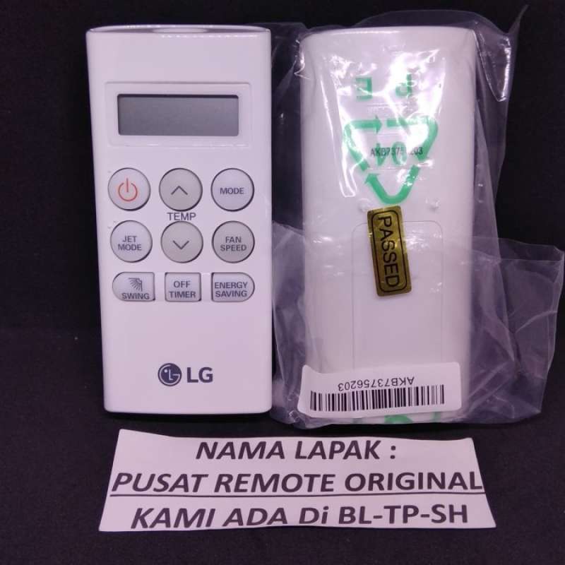 Promo Remote Remot Ac Lg Hercules Mini Akb73756203 Original Asli Baru ...