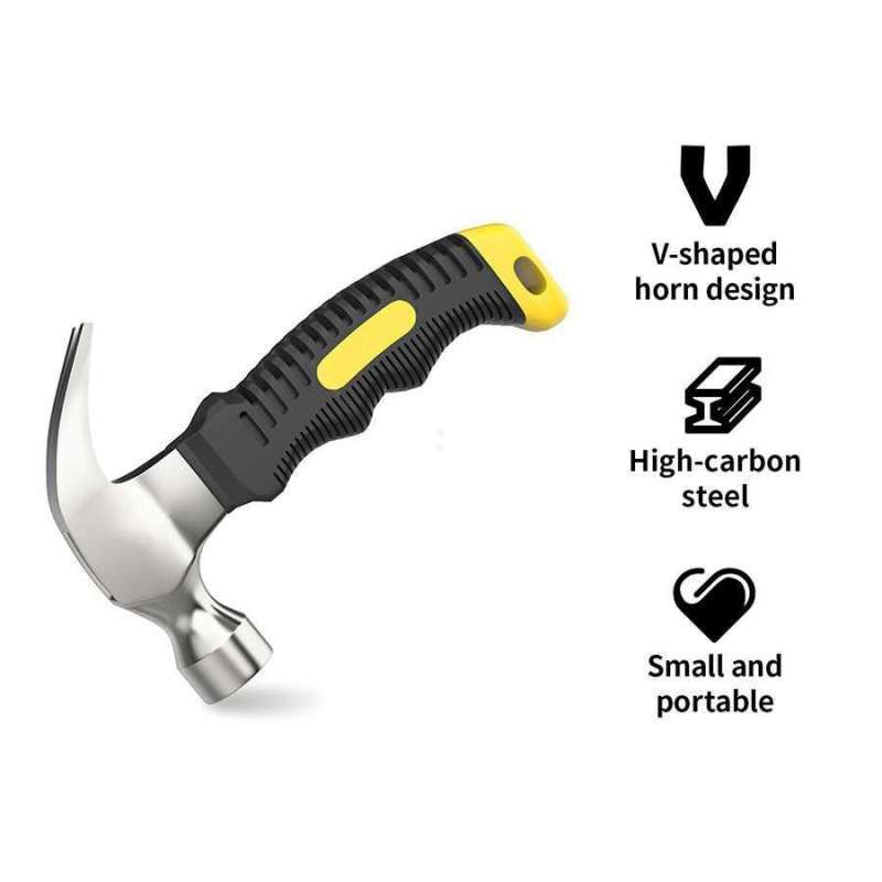 Jual Veconor Palu Mini Claw Hammer Portable High-carbon Steel 50hrc ...