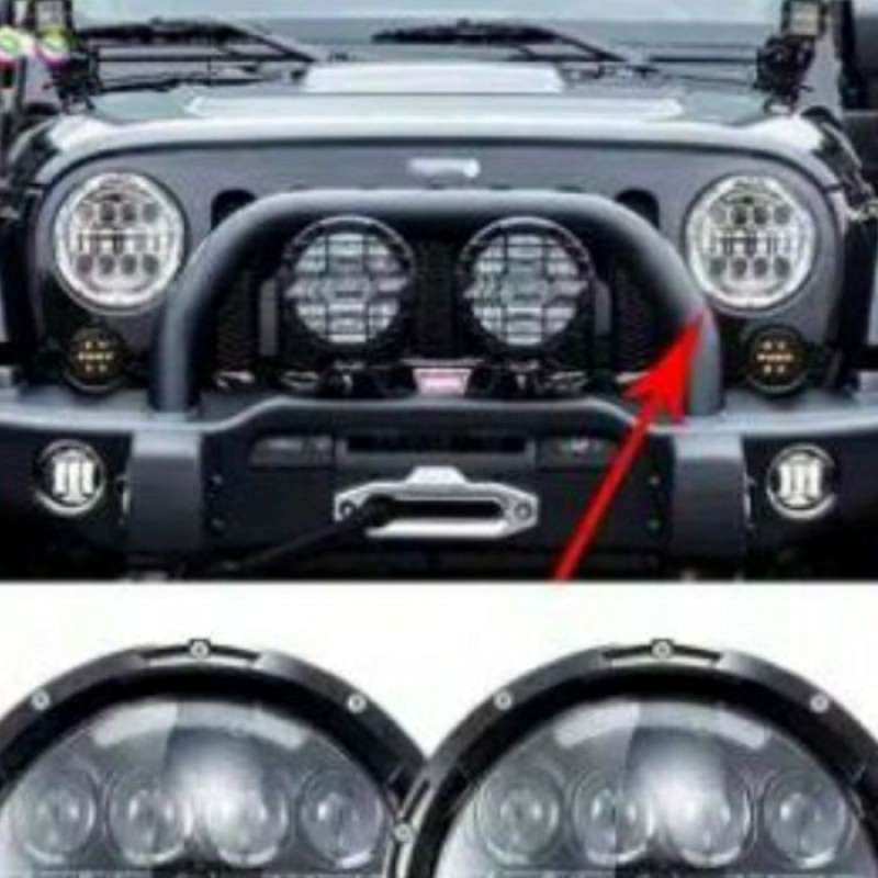 Jual Lampu Daymaker 7 Inch Spider Jeep Katana Cocok Rx King Tiger W175 ...