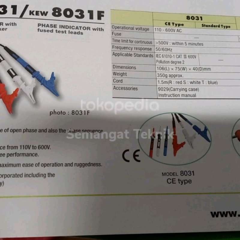 Promo 8031 Phase Indicator With Open Phase Checker Pas Indikator ...