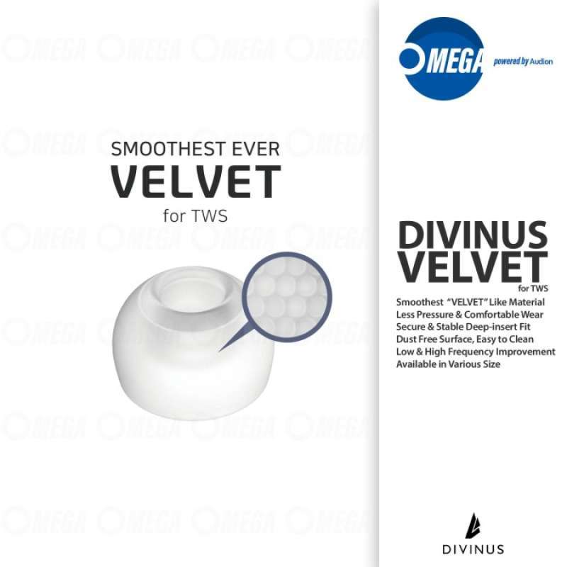 Promo Divinus Velvet For True Wireless Tws Ultra Smooth Silicone ...