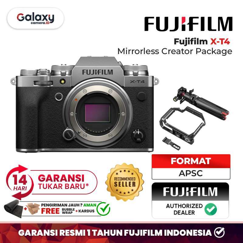 Jual Fujifilm X-t4 Creator Package Fuji Xt4 Xt-4 Creator Garansi Resmi ...