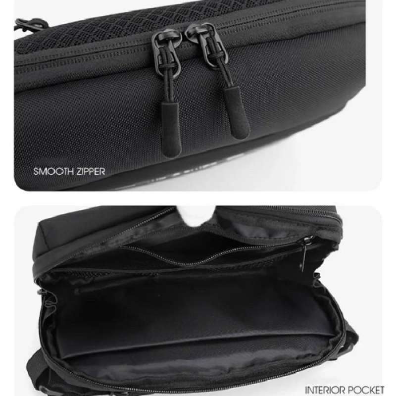 Jual Tas Selempang Pria Waist Sling Bag Water Resist Original Fashion ...