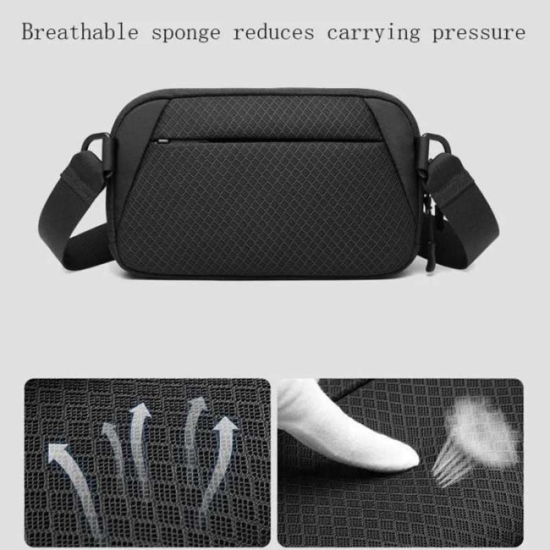 Jual Tas Selempang Pria Waist Sling Bag Water Resist Original Fashion ...