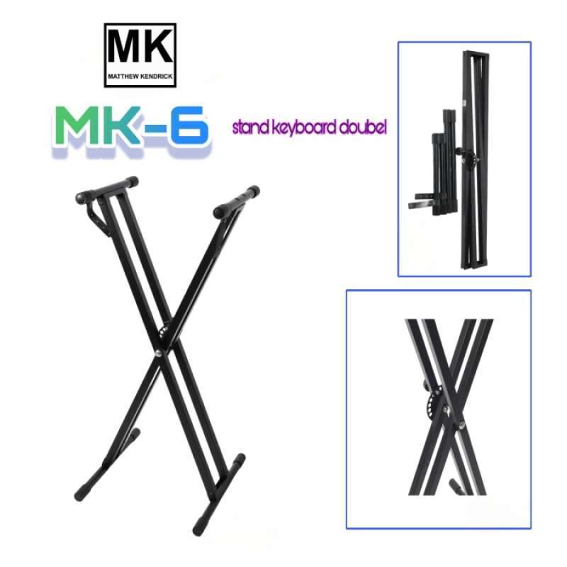 Jual Stand Keyboard Silang Double Mk-6 Mk6 Mk 6 Di Seller Rukia ...