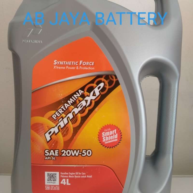 Promo Oli Mesin Pertamina Prima Xp 20w-50 Api Sl 4 Liter Diskon 33% Di ...