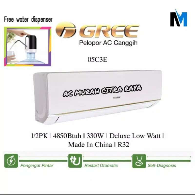 Promo Ac Gree 05c3e Lowatt Diskon 23% Di Seller Cuanz Store - Meruya ...