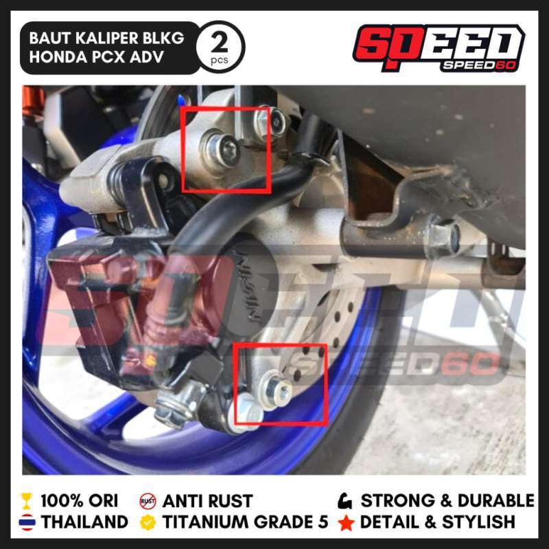 Jual Baut Kaliper Belakang Honda Pcx Adv Baut Titanium Grade 5 Thailand King Nut - Venus Di ...