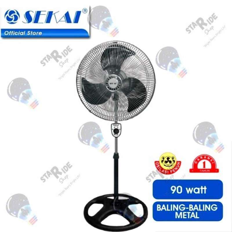 Promo Stand Fan Kipas Angin Besi Berdiri Tornado Sekai Sfn-1808 18 In ...
