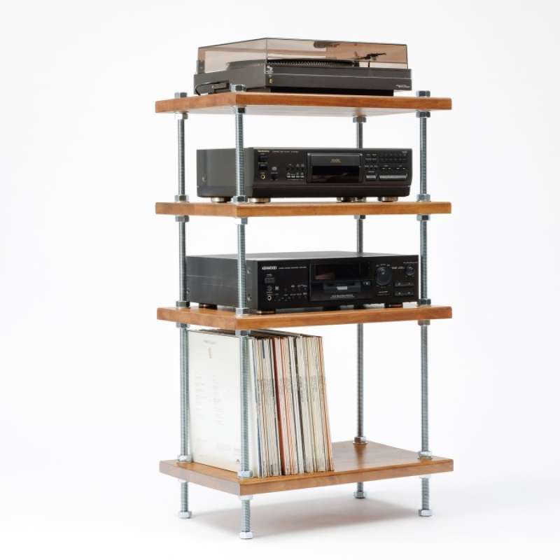 Jual Rak Piringan Hitam / Rak Amplifier/ Rak Turntable Kayu Solid 4 ...