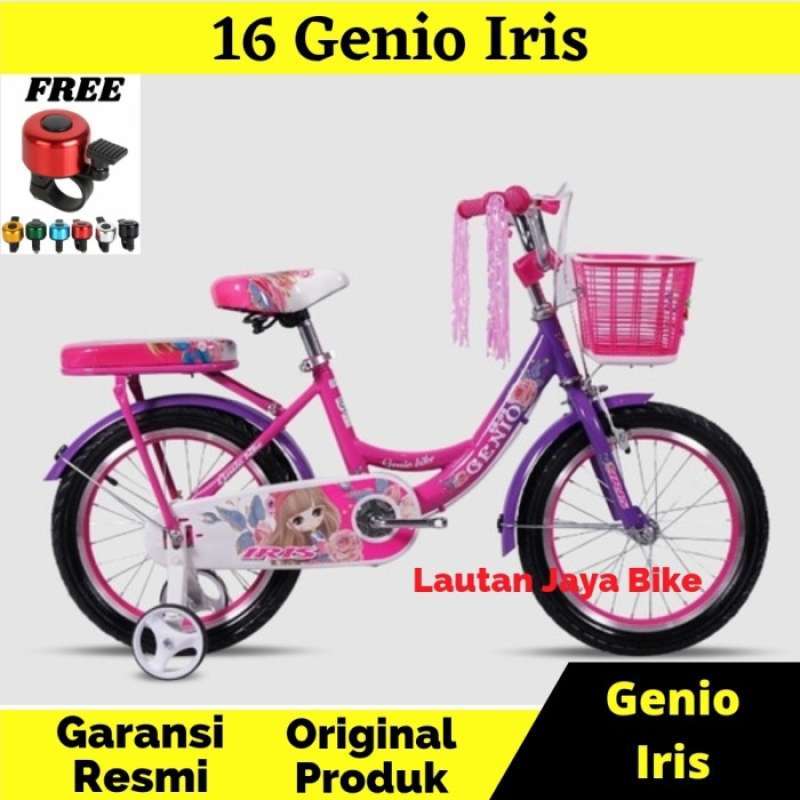 Jual Sepeda Anak 16 Genio Iris New 2020 - Pink Fanta Ungu Di Seller ...