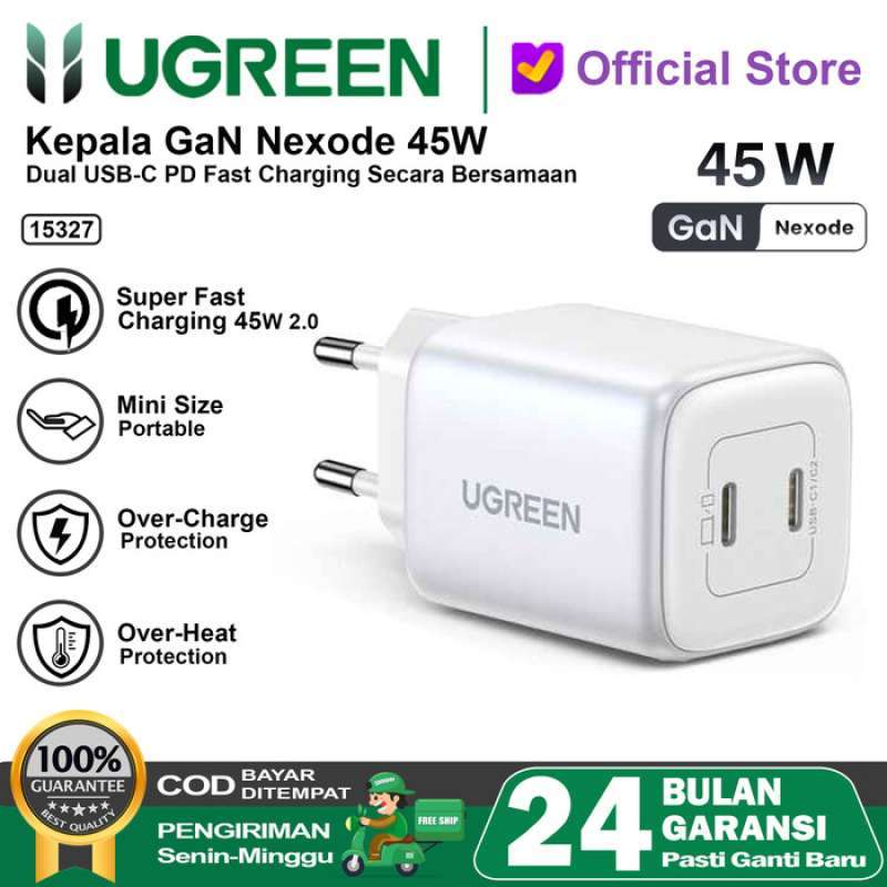 Jual Ugreen Charger Samsung Gan 45w Super Fast Charging 2.0 15327 - 15327 45w Di Seller Sunshop ...