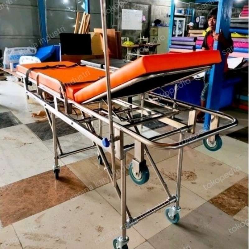 Promo Strecher/brankar Ambulance Stainless Diskon 33% Di Seller Lucky ... Promo Strecher/brankar Ambulance Stainless Diskon 33% Di Seller Lucky ...