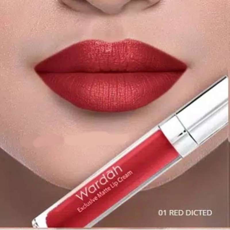 Jual Wardah Exclusive Matte Lip Cream 4 Gr Original Krim Lembut Sekali ...