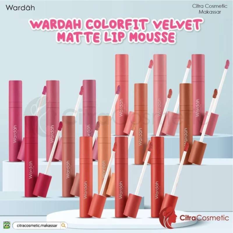 Jual Wardah Colorfit Velvet Matte Lip Cream Seriess - 01 Brown Dream Di ...