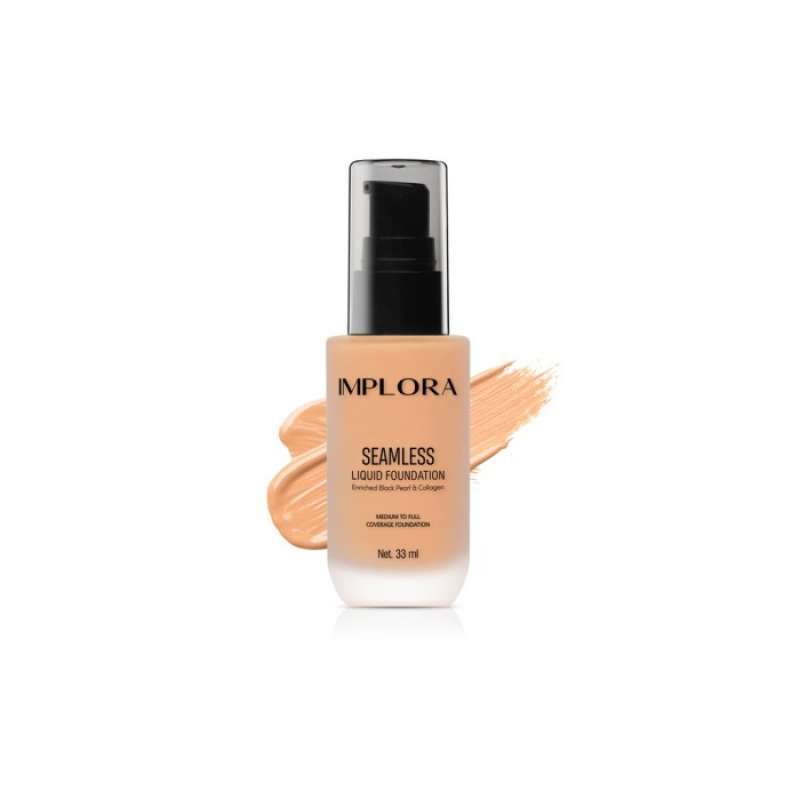 Jual Implora Seamless Liquid Foundation | Alas Bedak Foundation Cair ...