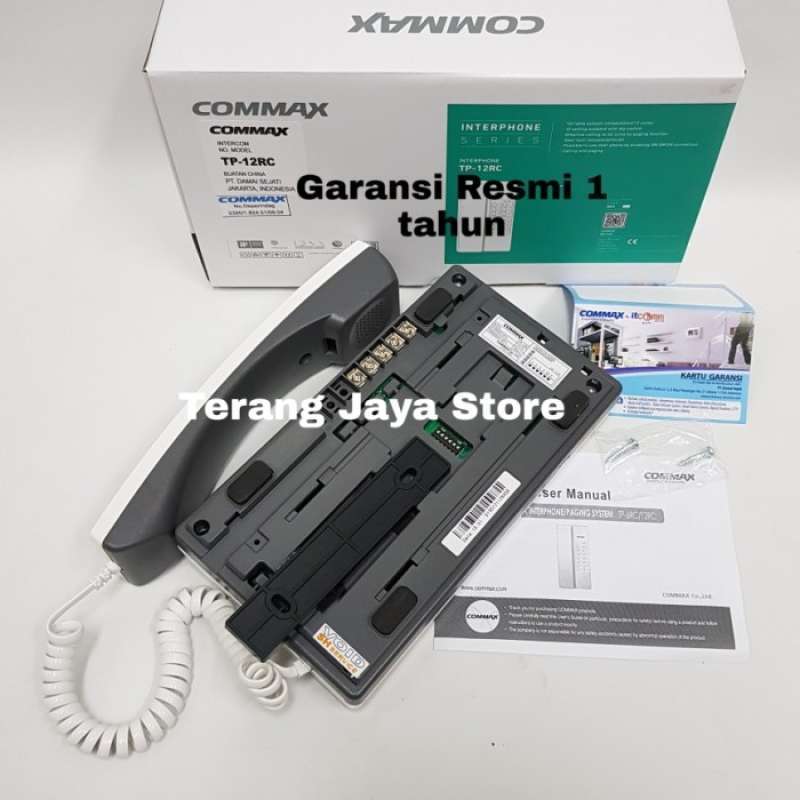 Promo 100% Produk Ori Promo Interphone Commax Tp-12rc Intercom Commax ...