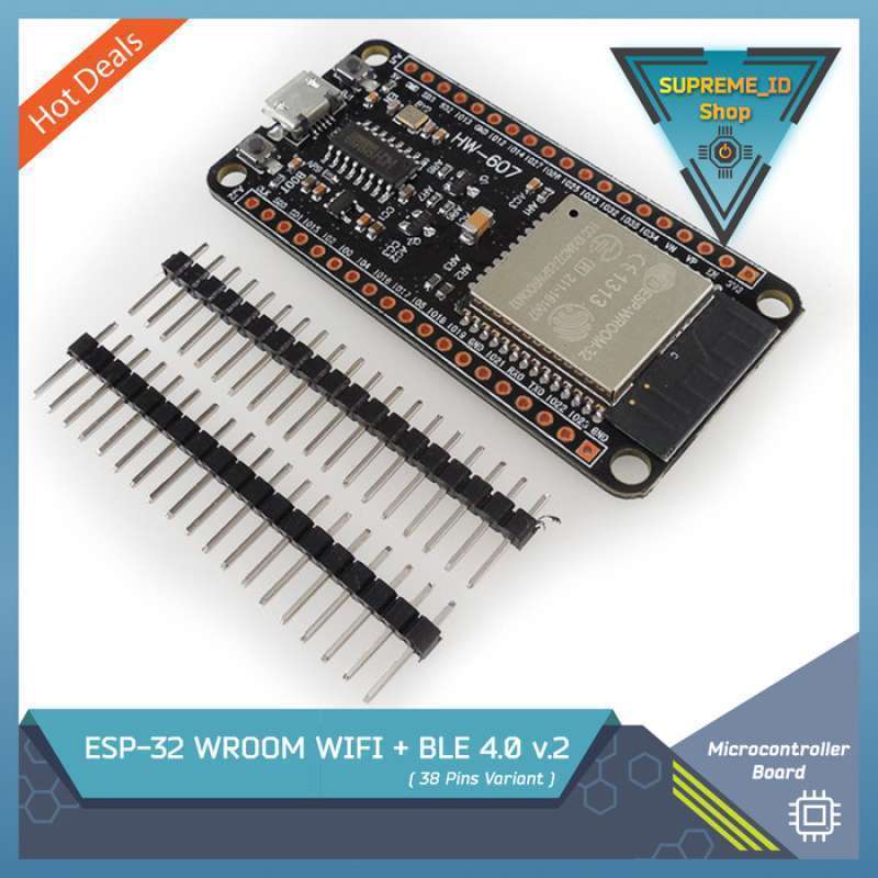 Promo 100% Produk Ori Esp32 Esp-32 Wroom Wifi + Ble Iot Development ...
