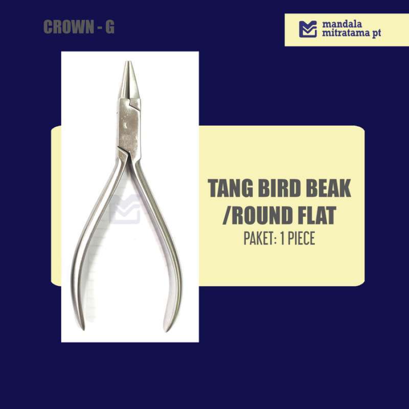 Promo Tang Bird Beak / Round Flat/ Bulat Pipih - Dental Instrumen ...
