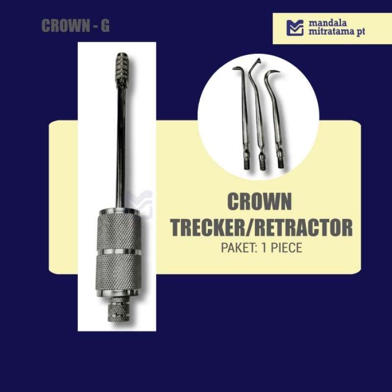 Promo Crown Retractor / Tracker Manual 3 Tips Dental Diskon 33% Di ...