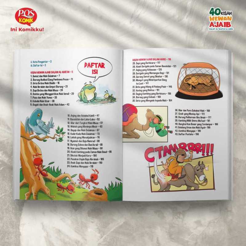 Jual Komik 40 Kisah Hewan Ajaib Dalam Alquran Dan Hadits Soft Cover ...