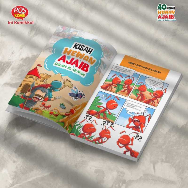 Jual Komik 40 Kisah Hewan Ajaib Dalam Alquran Dan Hadits Soft Cover ...