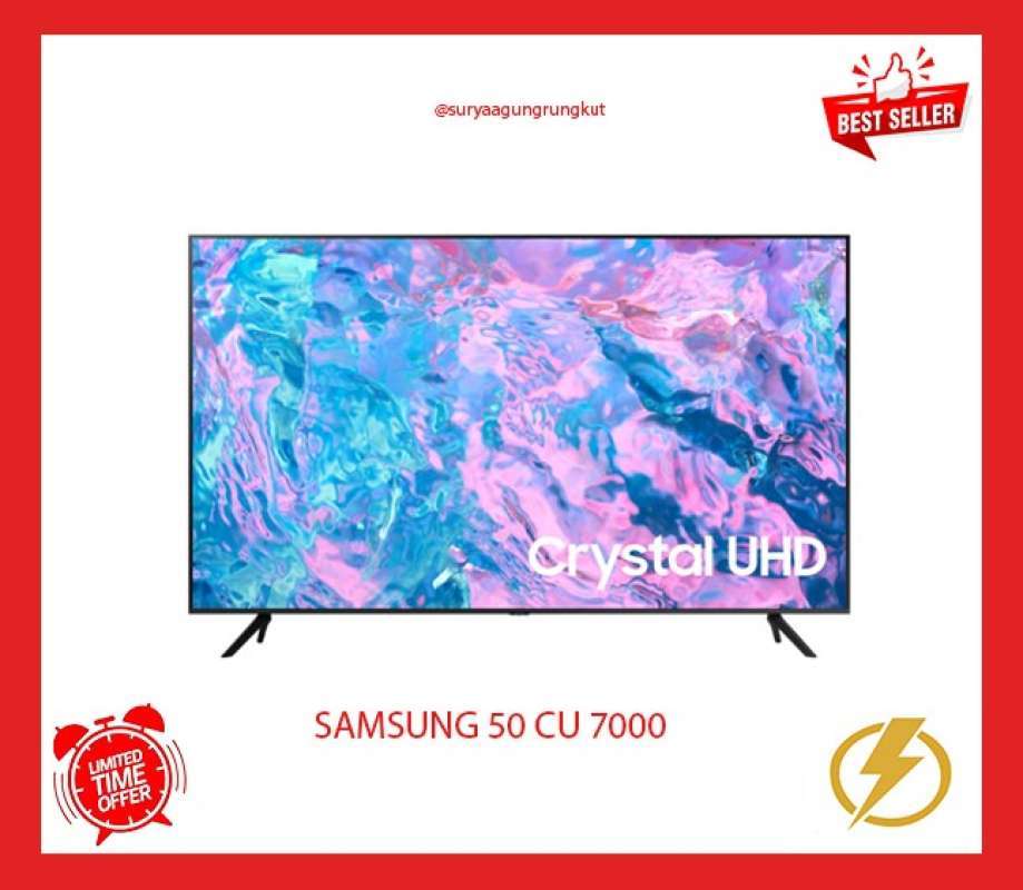 Jual Led Smart Tv Samsung Crystal Uhd 4k - 50 Cu 7000 Di Seller Surya ...
