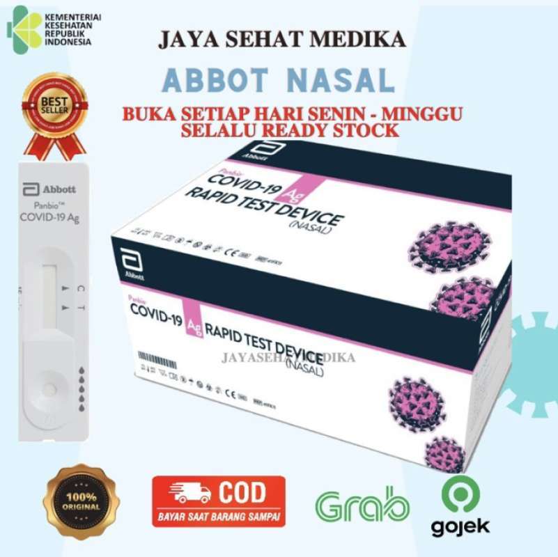 Jual Abbott Nasal Antigen Bioquick Swab Rapid Pcr Di Seller Sweet Shop ...