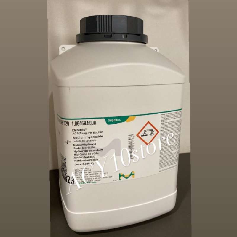 Promo Merck 1.06469.5000 Sodium Hydroxide Pellets 0.02% K 5 Kg Diskon ...