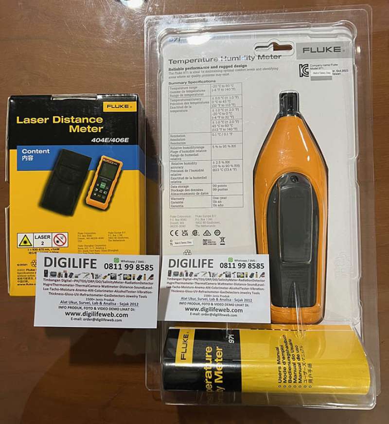 Jual Laser Distance Meter Fluke 406e Meteran Laser Digital Rangefinder ...