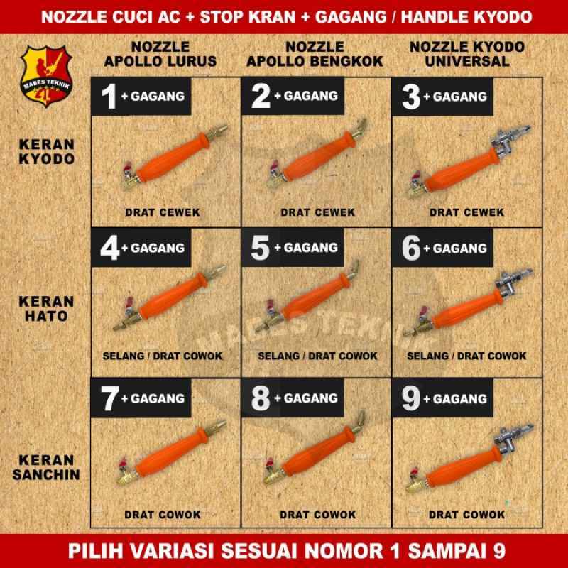 Promo New Cuci Steam Ac Nozel Kran Jet Cleaner Setim Stop Kran Gagang ...
