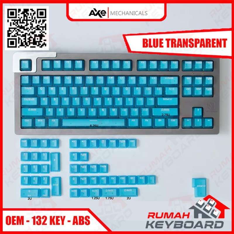 Jual Keycap - Keycaps - Oem - Transparent - Abs - Rgb - See Through Di ...