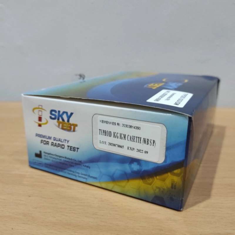 Promo Typhoid Salmonella Typhi Card Igg/igm Sky Test Diskon 33% Di ...