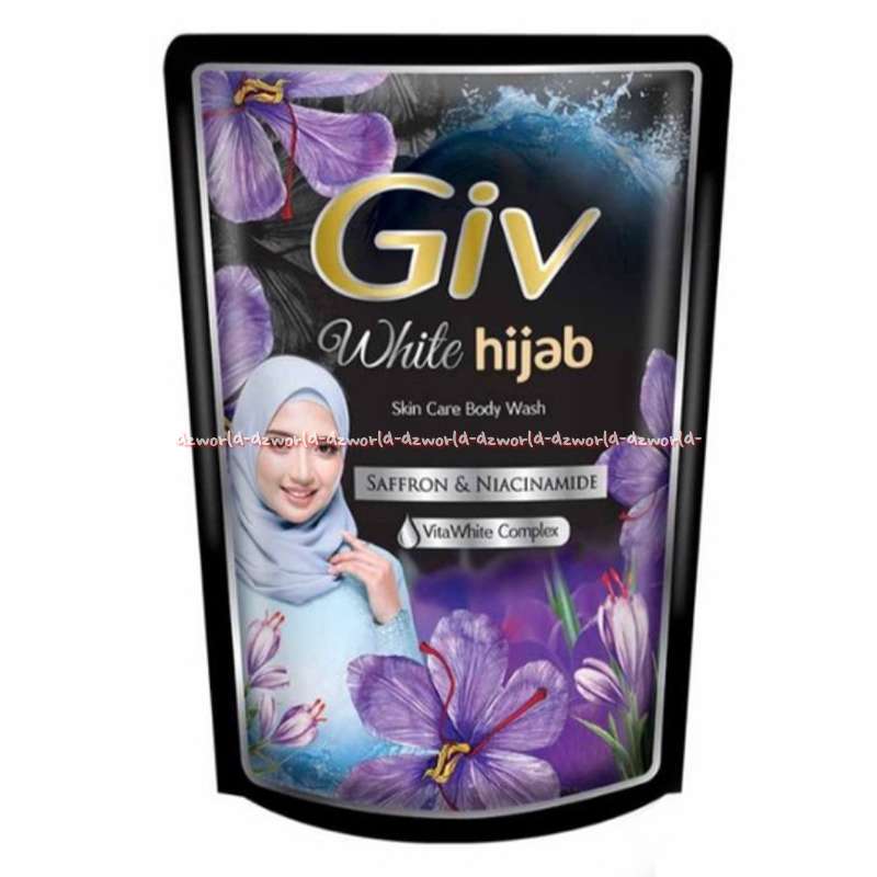Jual Giv 400ml White Hijab Perfume Beauty Body Wash Sabun Mandi Cair ...