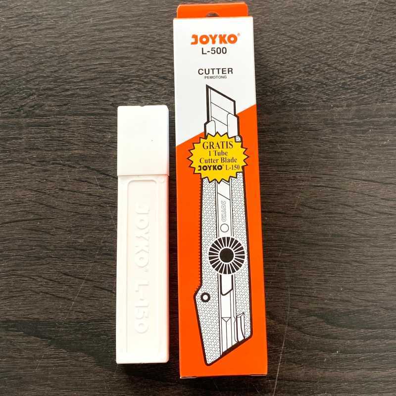 Jual Cutter Joyko L-500 Plus Refill L150 Pisau Kater Isi 5 Pcs Di ...