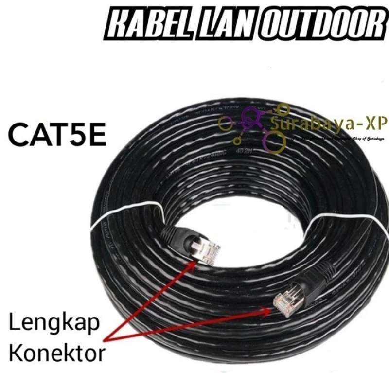 Jual Kabel Lan 25m Utp Stp Cat5e 25 M 25 Meter 25meter Ftp Outdoor ...
