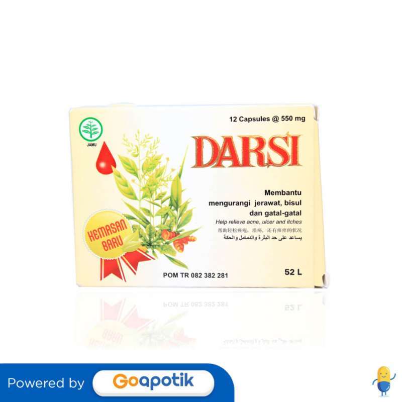 Jual Darsi Box 12 Kapsul Di Seller Apotek Amanah - Sawojajar, Kota ...